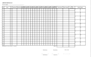 Contoh Absensi Karyawan Bulanan Excel dengan Template Gratis – KOMBI.ID